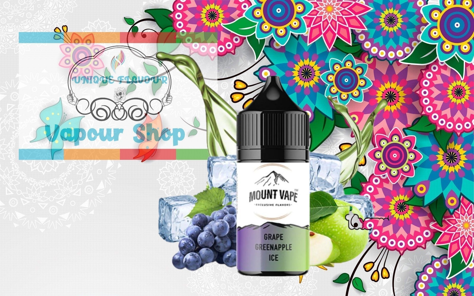 Mount Vape Grape Green Apple Ice Flavor Shoot Longfill 10/30ml – Unique ...